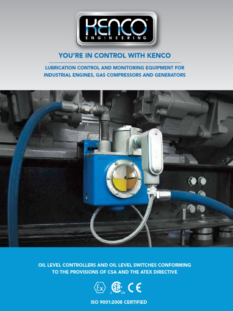Kenco Lubrication Control | PDF | Valve | Switch