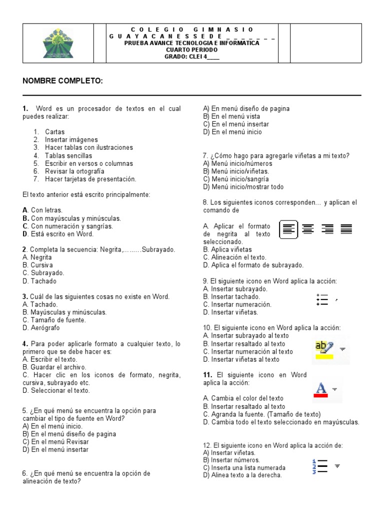 Clei 4 Tecnologia | PDF | Microsoft Word | Software