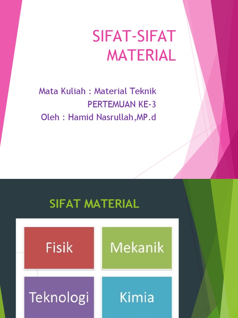 Sifat-Sifat Material | PDF