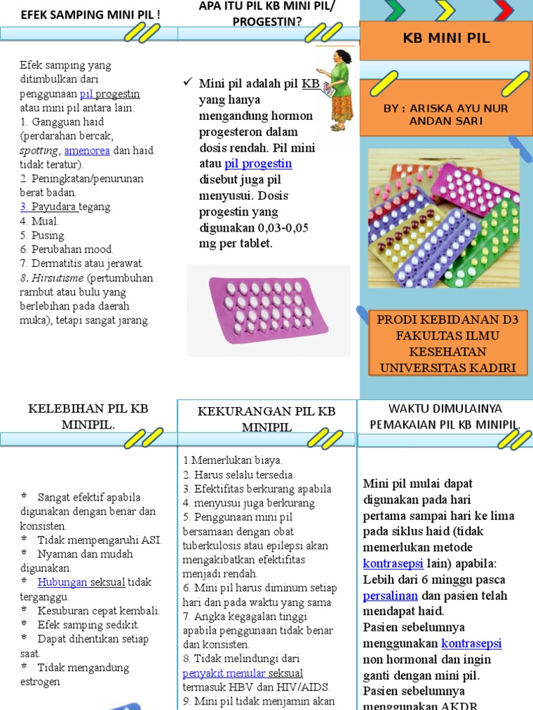 Leaflet Minipil - Kania T | PDF