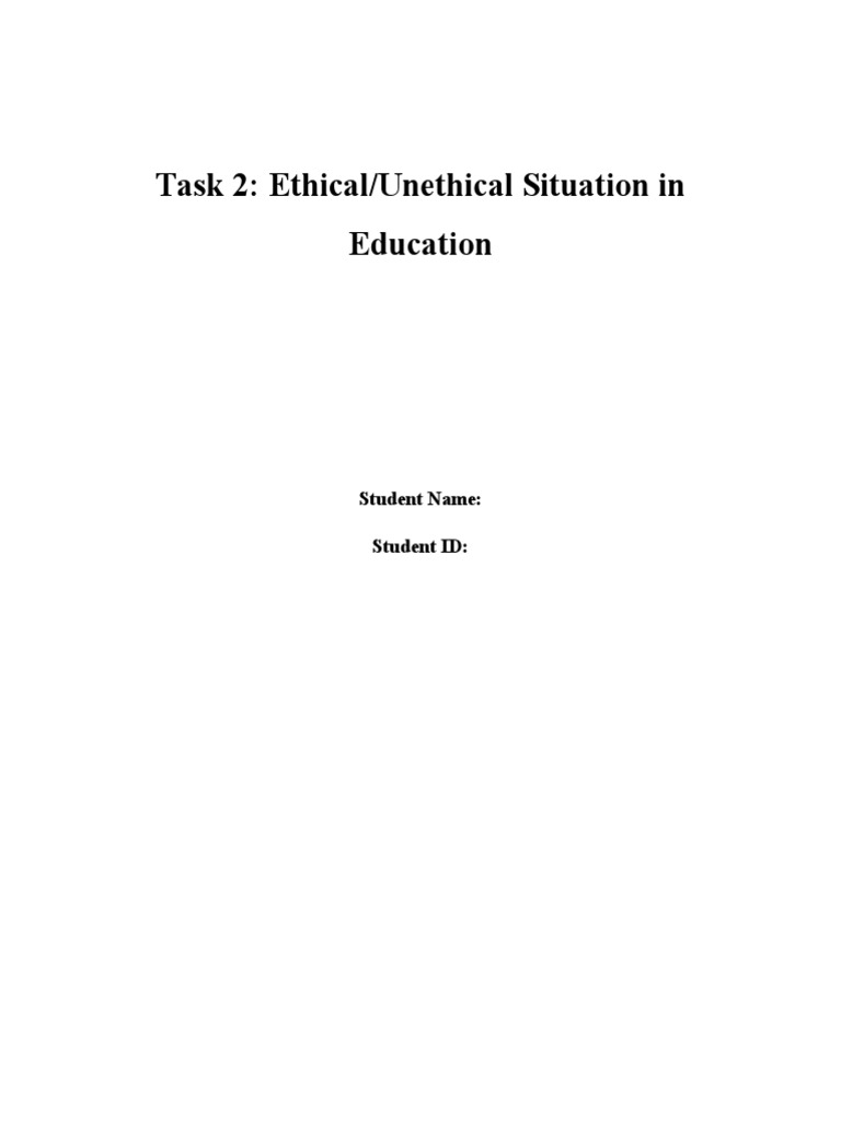 Unethical Teacher Behavior in Education | PDF | Teachers | Morality