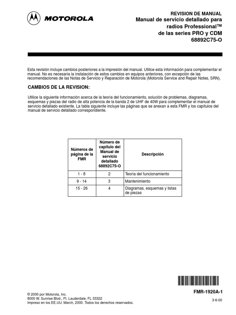 Motorola Pro-5100 Transceiver PDF | PDF | Filtro electronico | Transmisor