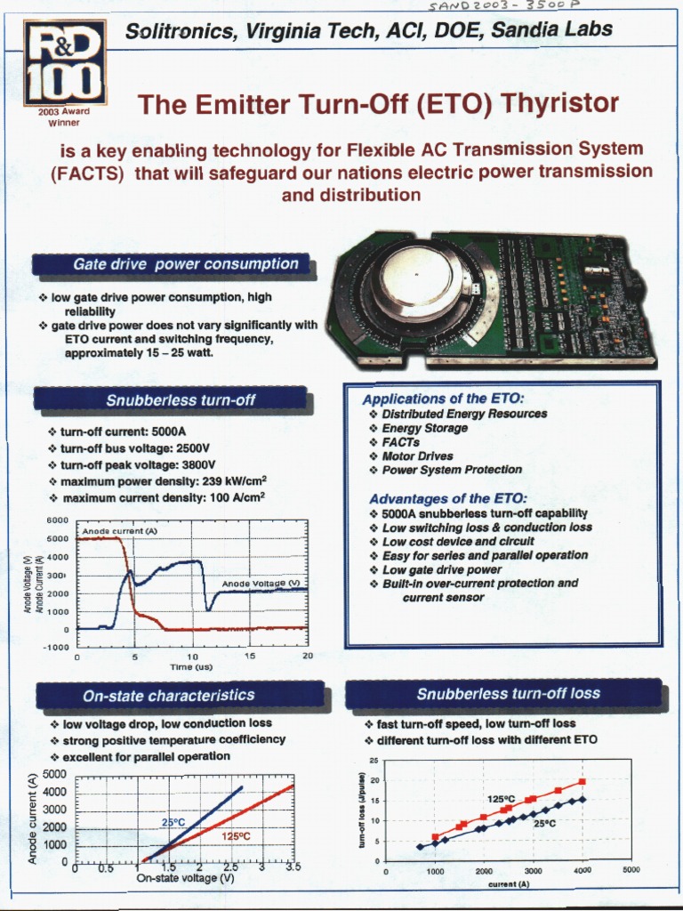 As Vantagens Do Tiristor ETO | PDF