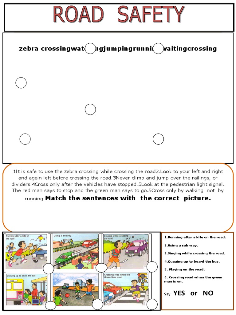Road Safety Guidelines for Kids | PDF
