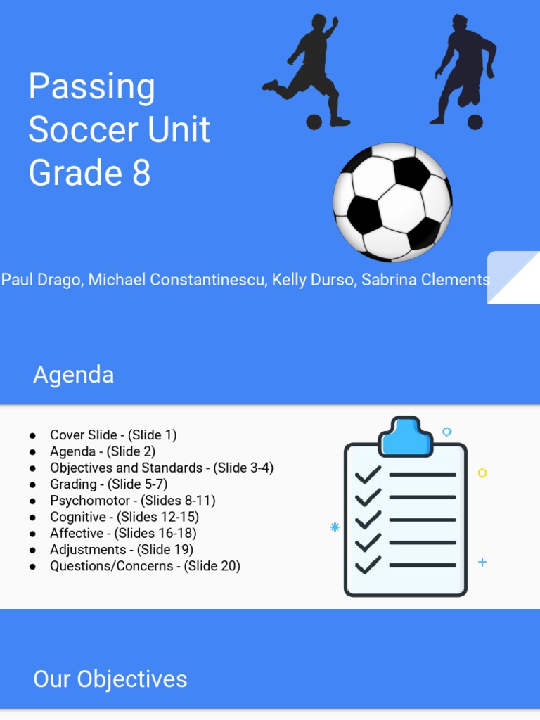 Ped 434 Soccer Presentation | PDF | Affect (Psychology) | Behavioural Sciences