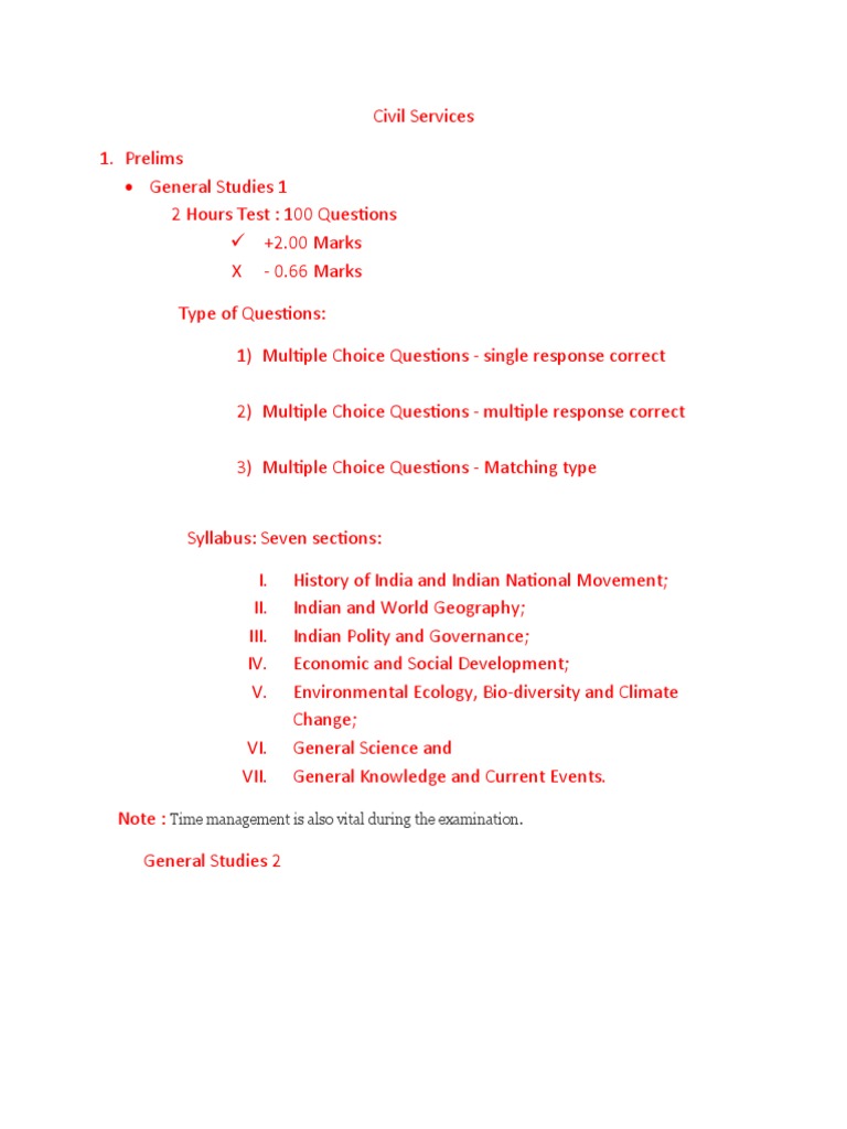 Exam Structure | PDF | Science