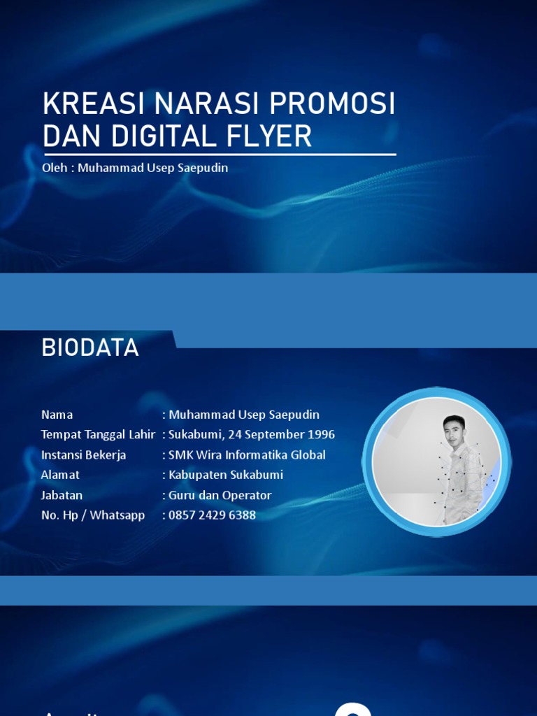Kreasi Narasi Promosi Dan Digital Flyer | PDF | Bisnis