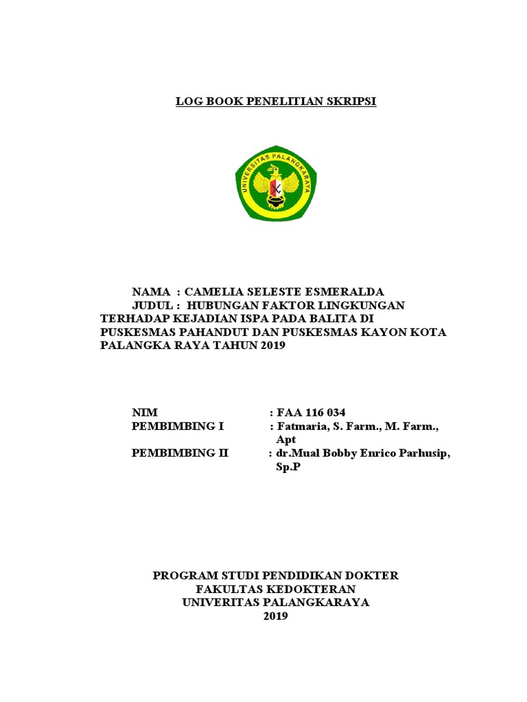 Real Logbook Skripsi | PDF