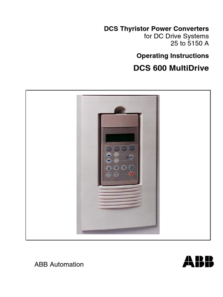 DCS Operating Instructions | PDF | Direct Current | Electric Motor