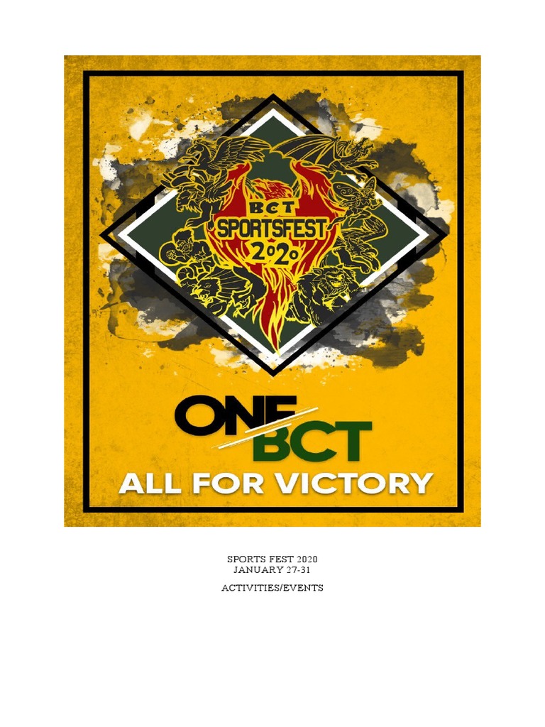 Sports Fest 2020 | PDF