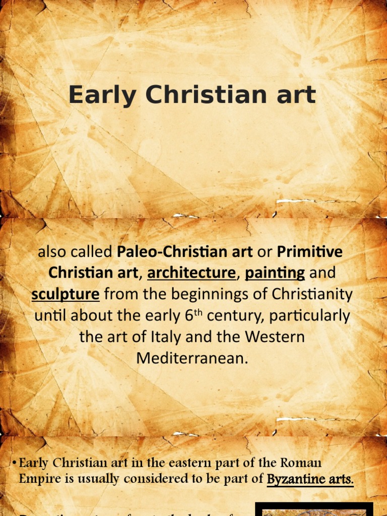 GROUP IV Early Christian Arts | PDF | Christian Art | Sculpture