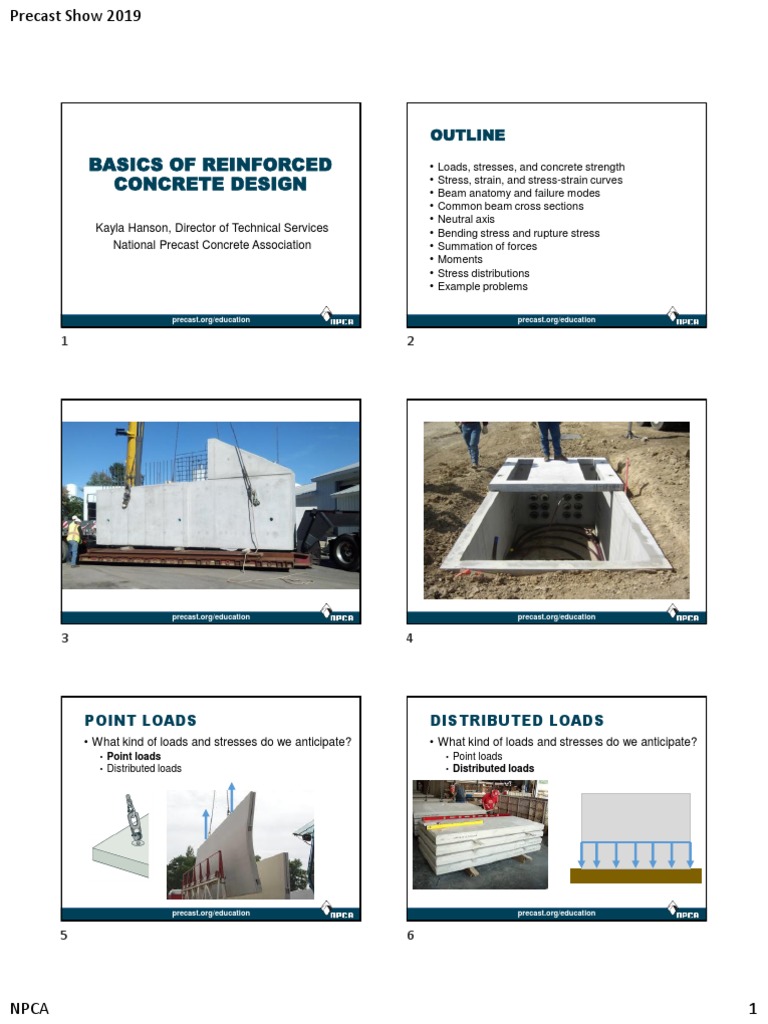 Basics of Reinforced Concrete Design: Outline | PDF | Bending | Beam ...