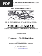 Guide d'utilisation d'OptiMaint GMAO | PDF | Informatique | Logiciel
