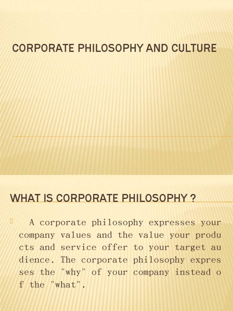Google's Corporate Philosophy Explained | PDF | Organizational Culture ...