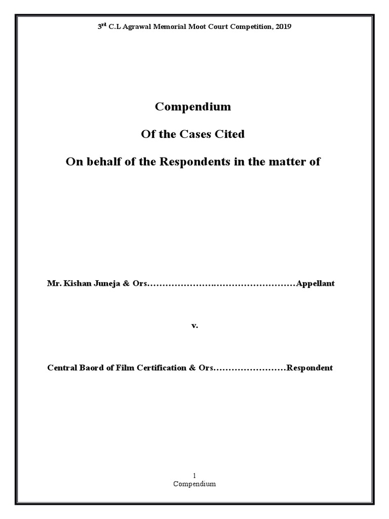 How To Compile Compendium | PDF | Justice | Crime & Violence