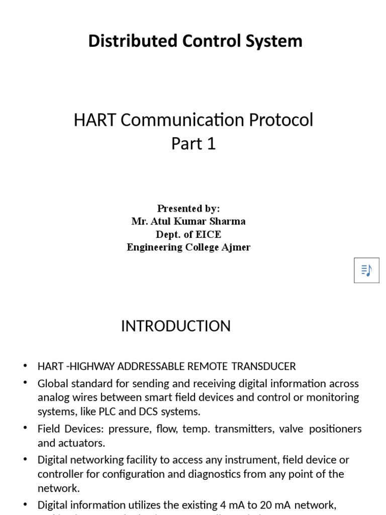 HART Communication Protocol Part 1 | PDF | Data Transmission | Electronics