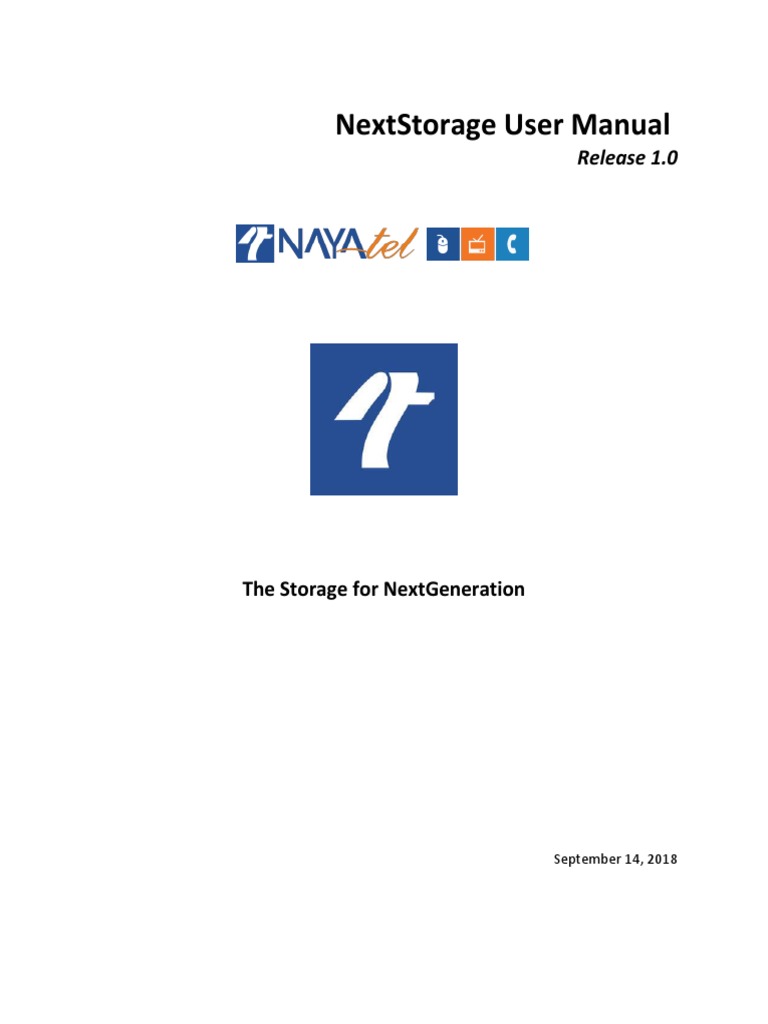 NextStorage User Manual | PDF | Computer File | Icon (Computing)