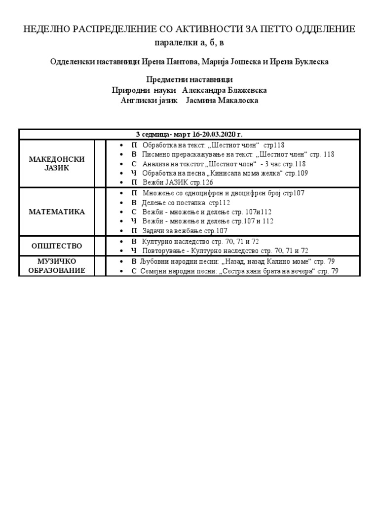 5 Odd Komenski Angliski | PDF