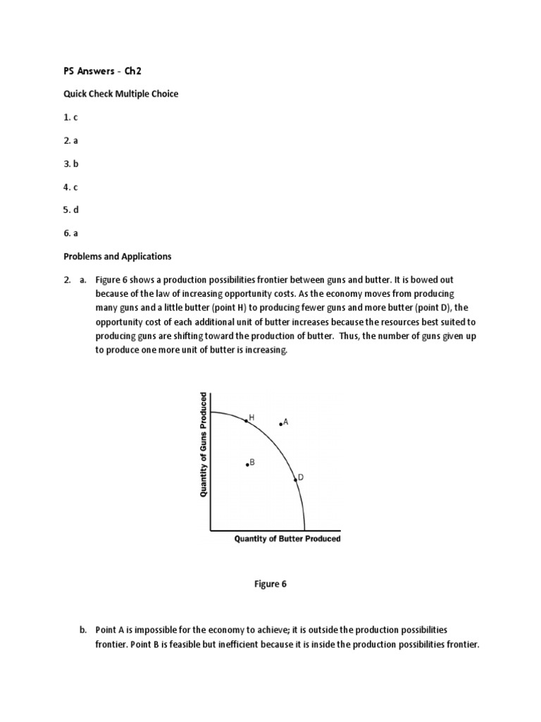 PS Answers - Ch2 Quick Check Multiple Choice | Download Free PDF | Inflation | Unemployment