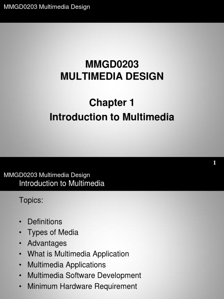 MM - 1 | PDF | Multimedia | Interactivity