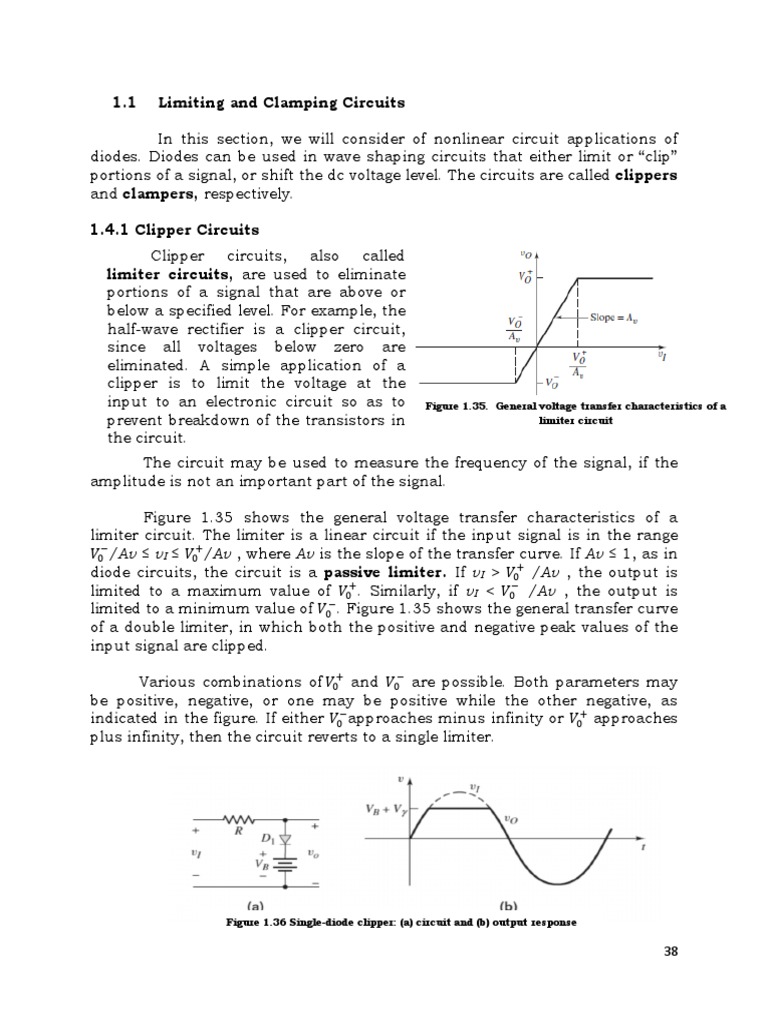 Clipping Problems and Solutions - 2 PDF | PDF | Electrical Network ...