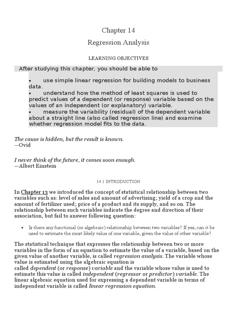 Predicting Sales with Linear Regression | PDF | Errors And Residuals ...