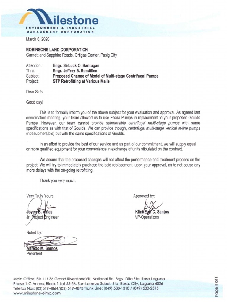 Centrifugal Pump Letter PDF