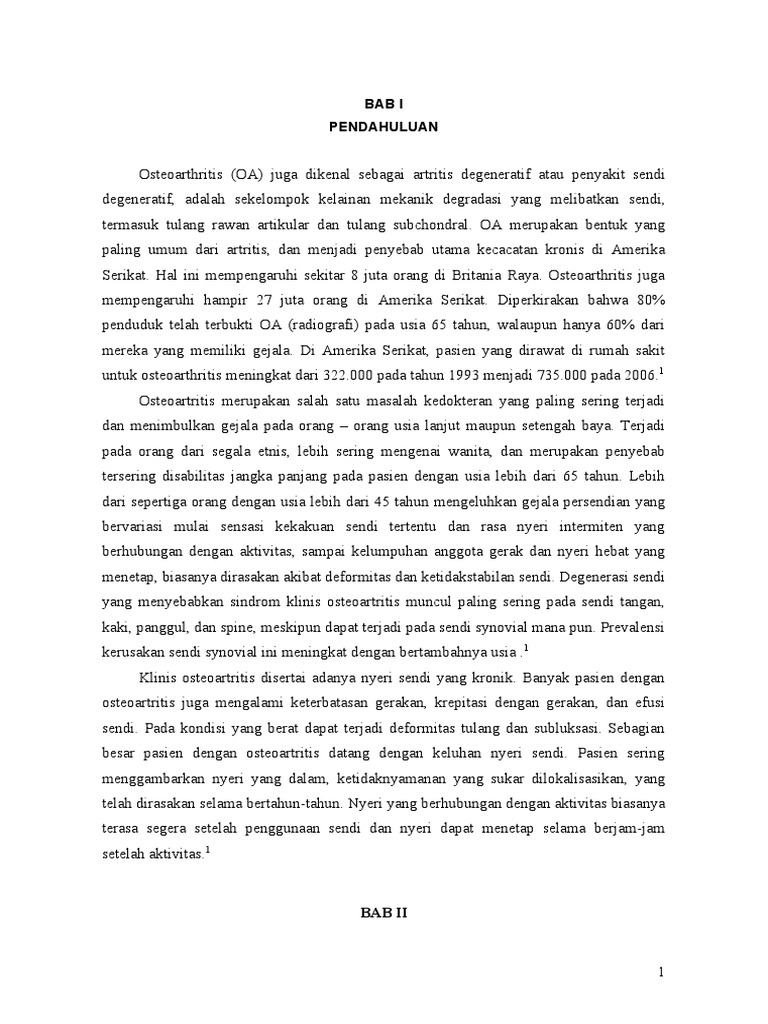 Askep - OA Genu | PDF