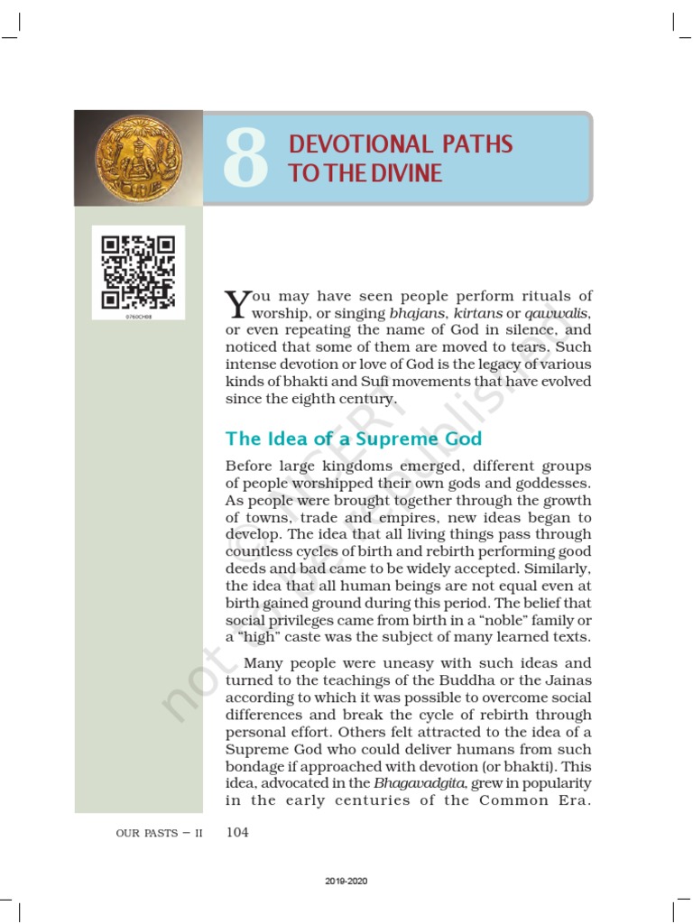 Devotional Paths To The Divine: The Idea of A Supreme God | PDF ...