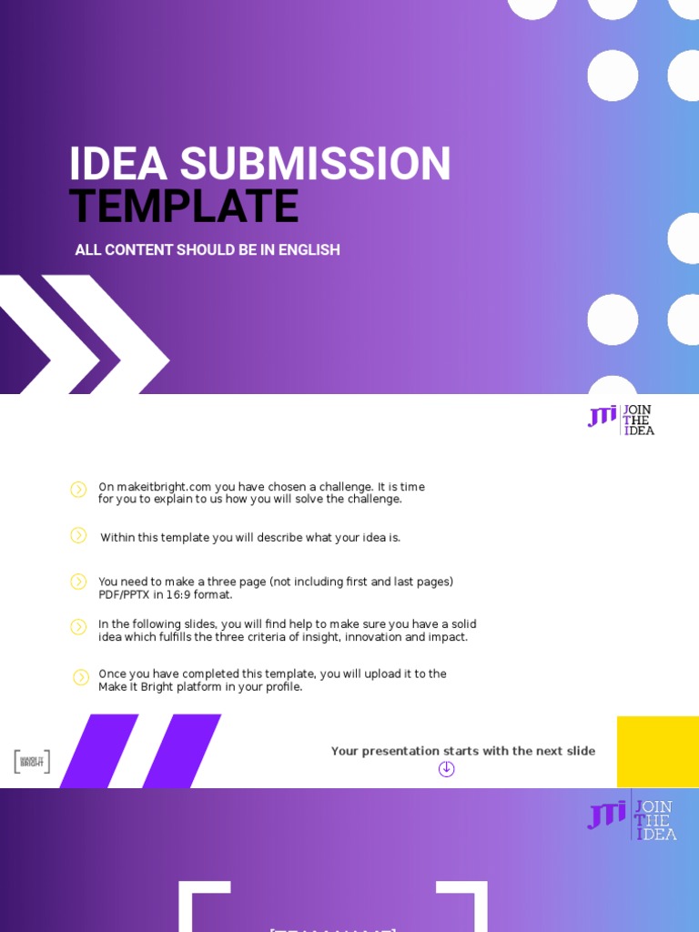 Idea Submission Template | PDF | Innovation | Swot Analysis
