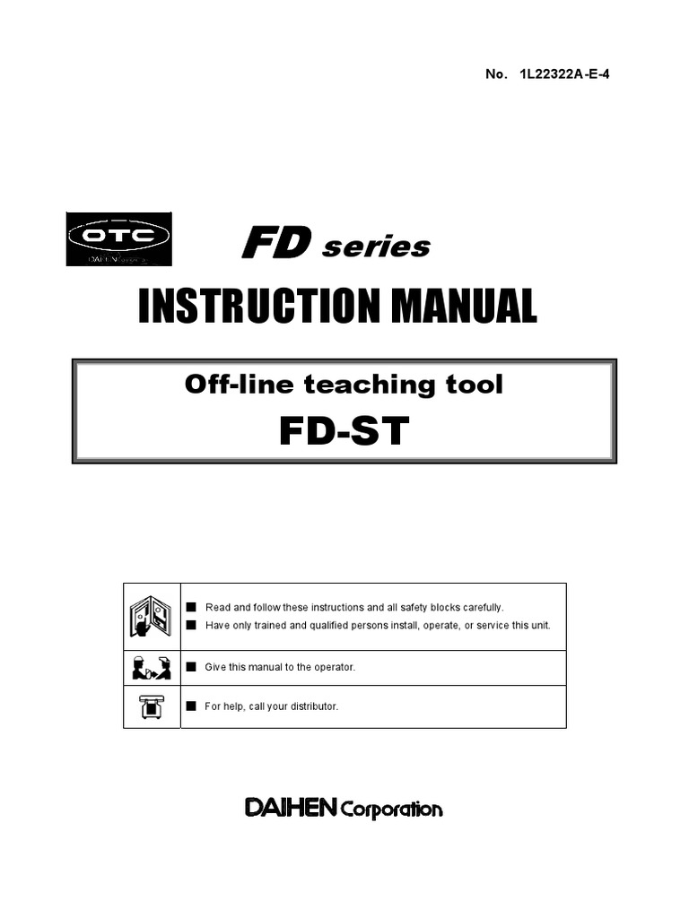 Instruction Manual: FD-ST | PDF | Business