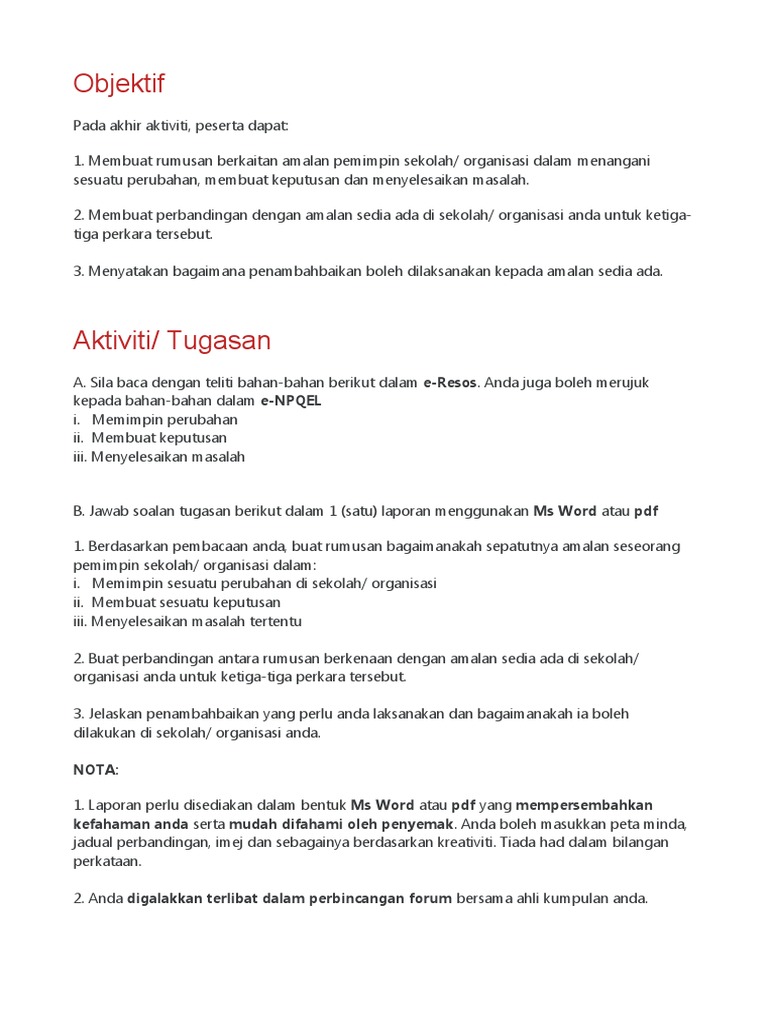 Soalan Modul 2 Menerajui Perubahan | PDF