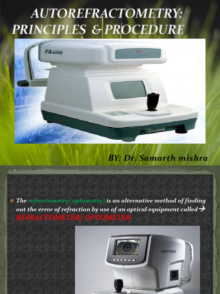 Principles of Autorefractors Explained | PDF | Eye | Optics