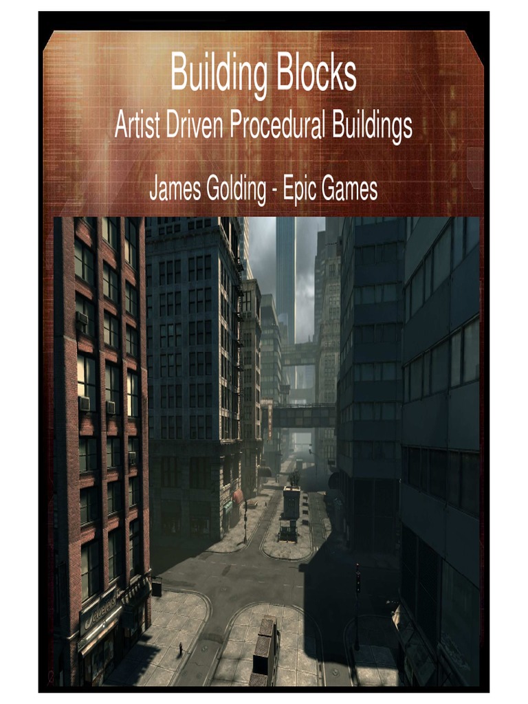 Golding James BuildingBlocks | PDF | Shader | Texture Mapping
