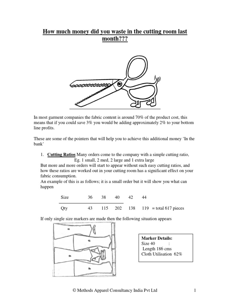 The Cutting Room PDF | PDF | Clothing | Consumer Goods