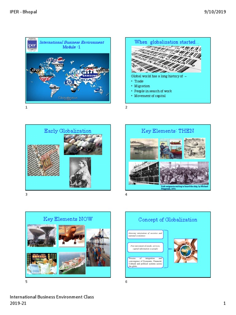 Ibe Module 1 PDF | PDF | Multinational Corporation | Exports