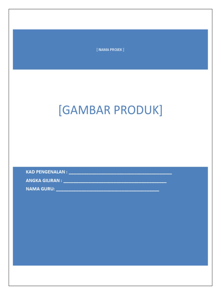 Dokumentasi Laporan Projek RBT T3 | PDF