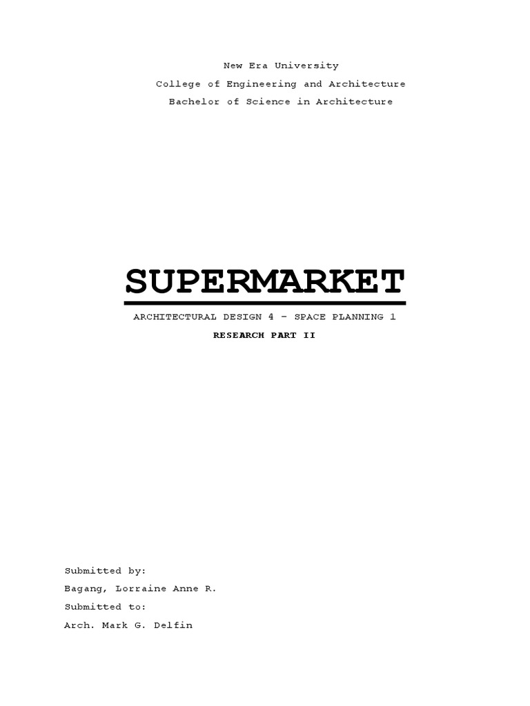 Research Supermarket 2 PDF | PDF