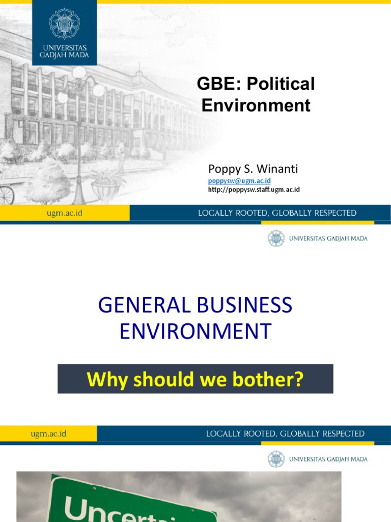 Understanding Political Environment Dynamics | PDF | World Trade ...