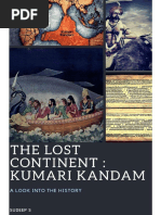 Kumari Kandam: The Lost Tamil Continent | PDF | Tamils | Tamil Nadu