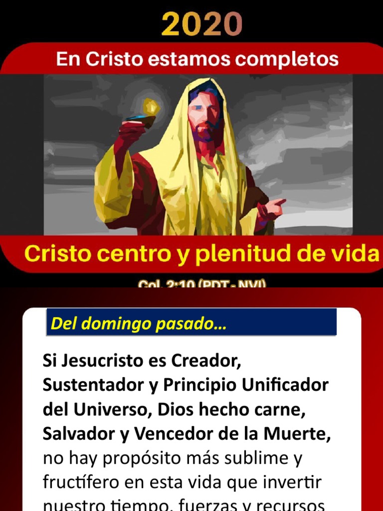 3.cristo, Mi Plenitud de Vida | PDF | Cristo (título) | Pecado