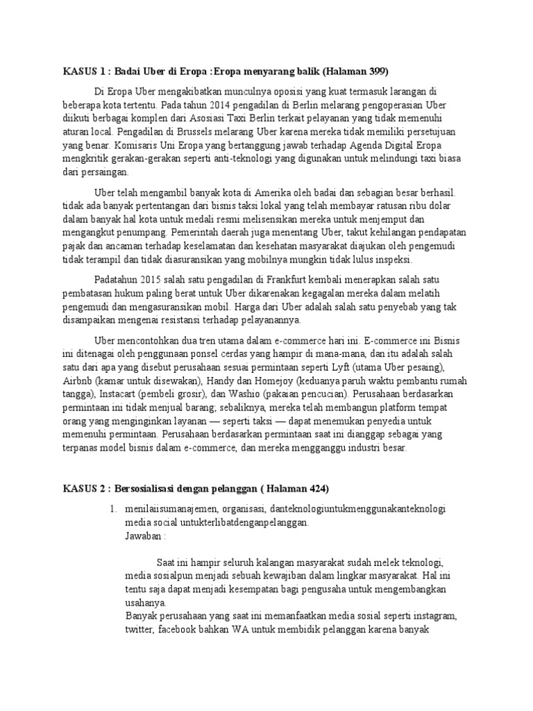 Kasus BAB 10 SIM Laudon | PDF | Teknologi & Rekayasa