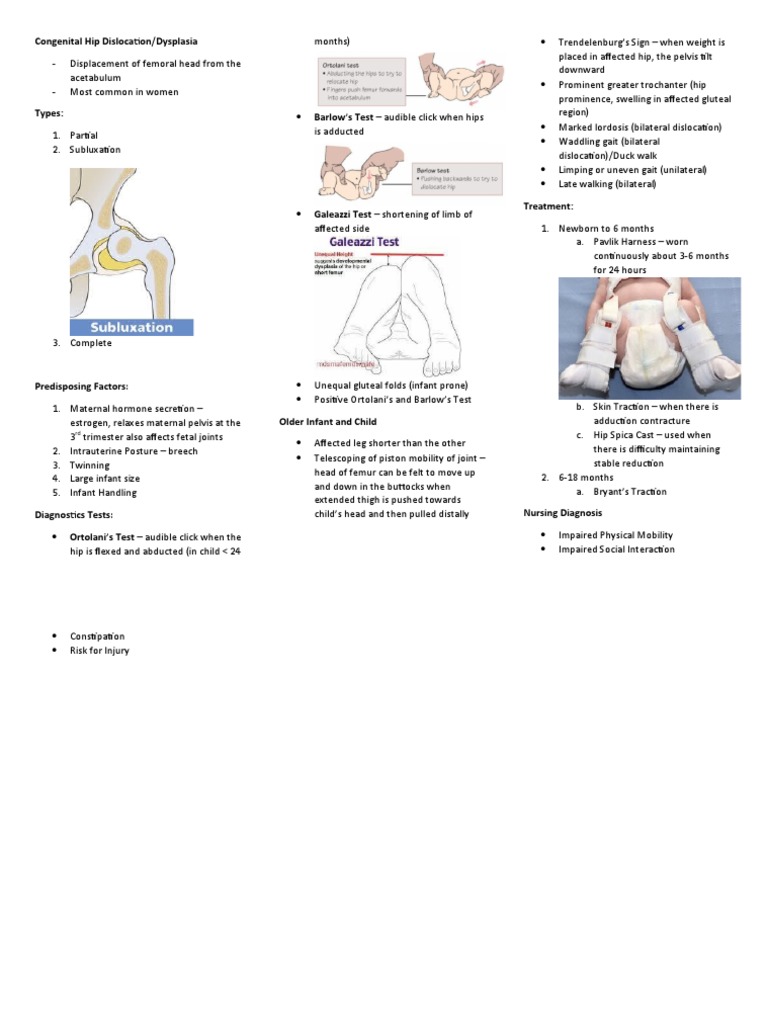 Congenital Hip Dislocation | PDF | Hip | Musculoskeletal Disorders