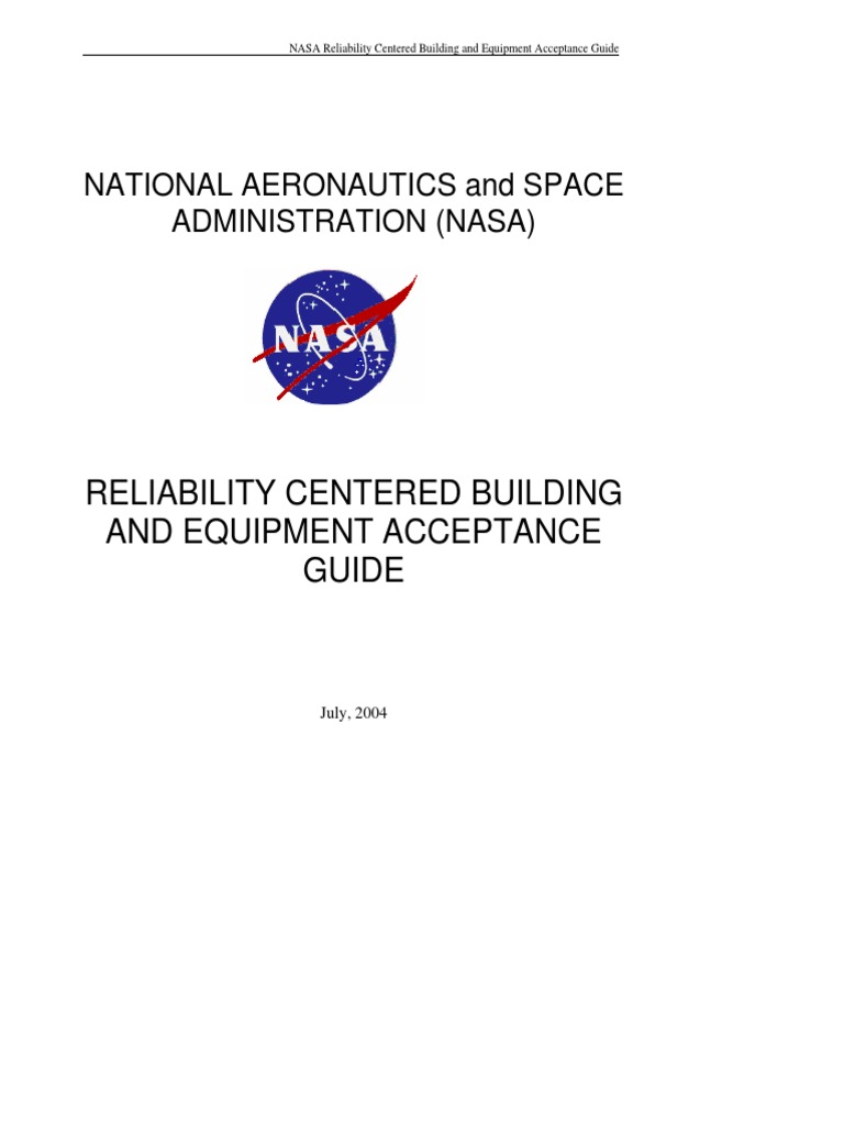 National Aeronautics and Space Administration (Nasa) : Reliability ...