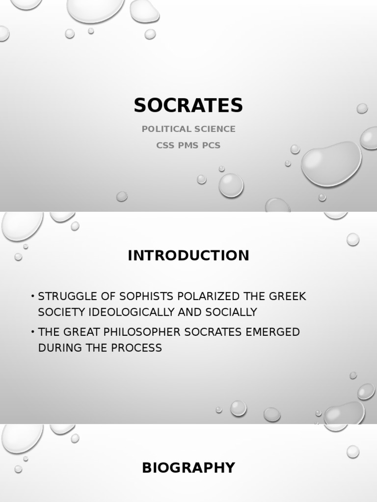 Socrates: Political Science Css Pms Pcs | PDF | Socrates | Science