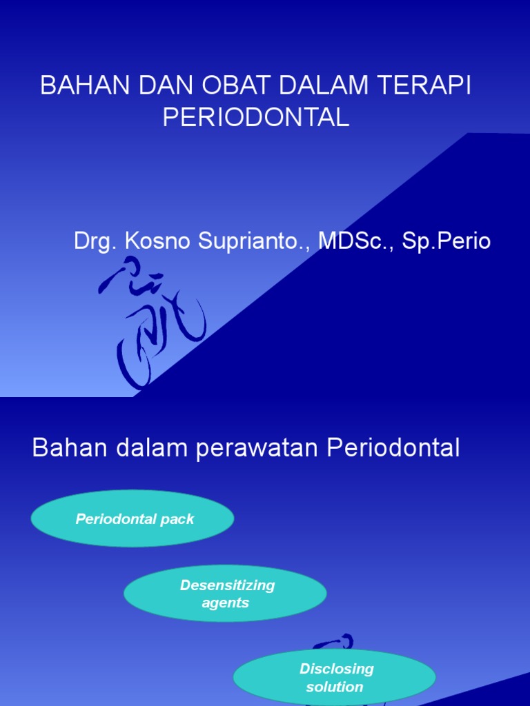 Terapi Periodontal dan Obat-obatan | PDF