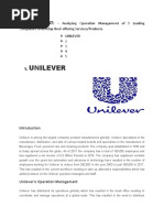 Unilever's Operations Management Strategies | PDF | Operations ...