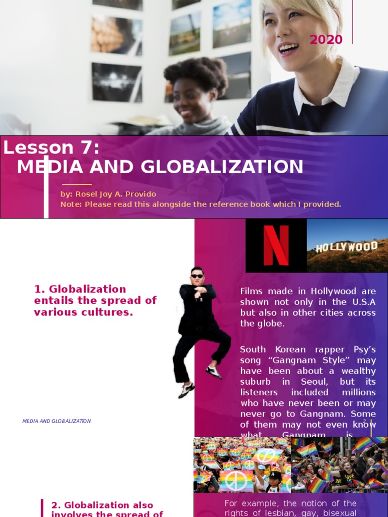 Lesson 7 Media and Globalization | PDF | Mass Media | Social Media