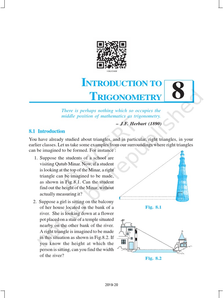 INTRODUCTION TO TRIGONOMETRY - Part 1 | PDF | Trigonometric Functions ...