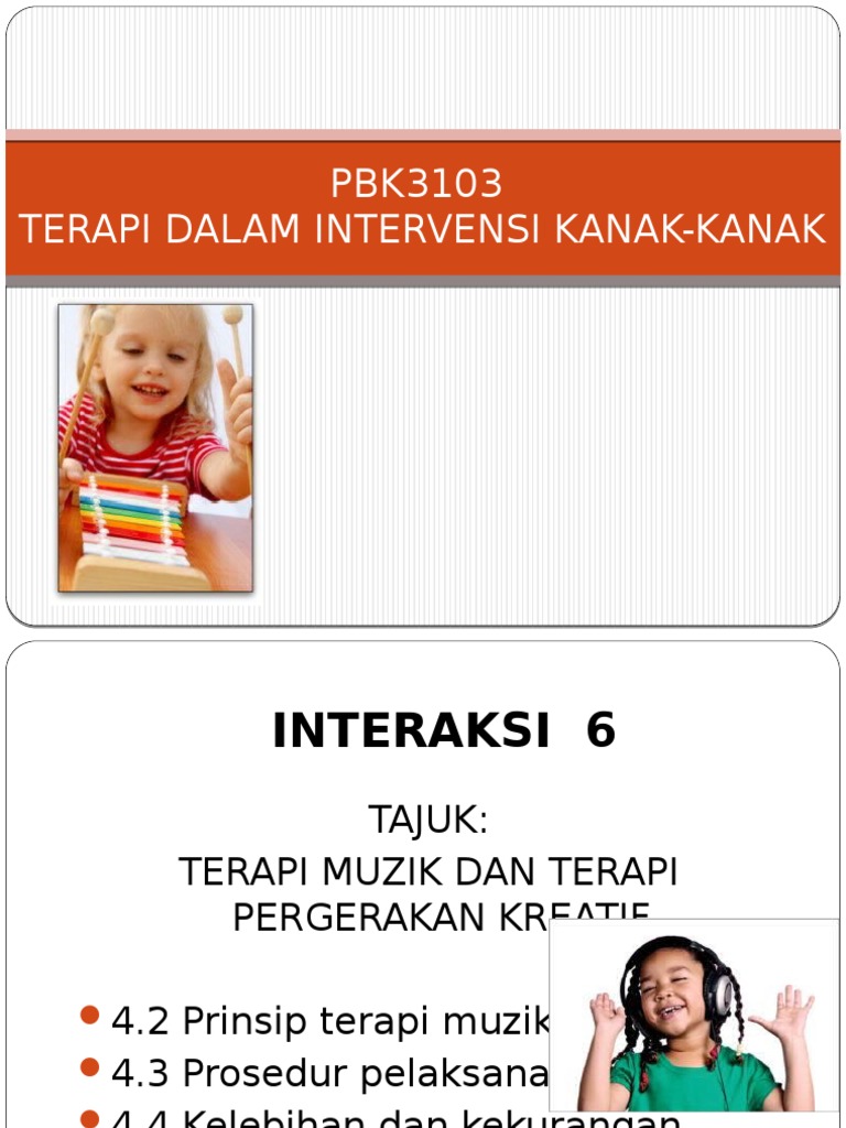 Terapi Muzik Dan Terapi Pergerakan Kreatif | PDF